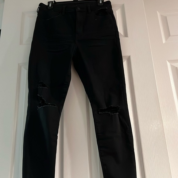 American Eagle Outfitters | Jeans | Black American Eagle Super Hi Rise ...